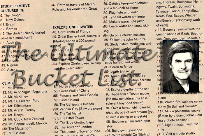 The World's "Greatest Goal Achiever" - The Legend of John Goddard ...